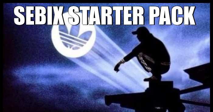 Sebix starter pack memy, gify i śmieszne obrazki facebook, tapety ...