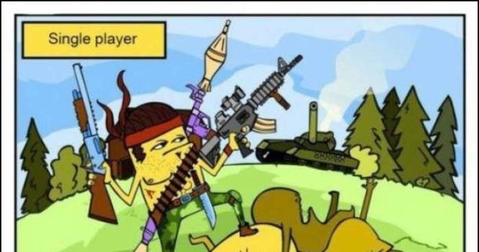 Single player vs multiplayer memy, gify i śmieszne obrazki facebook ...