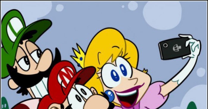 super mario bros selfie memy, gify i śmieszne obrazki facebook, tapety ...