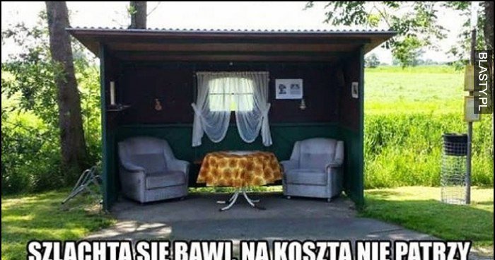Szlachta się bawi, na koszta nie patrzy. Luksusowy przystanek ...