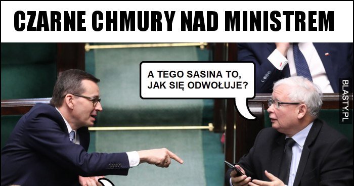 Czarne chmury nad ministrem memy, gify i śmieszne obrazki facebook ...