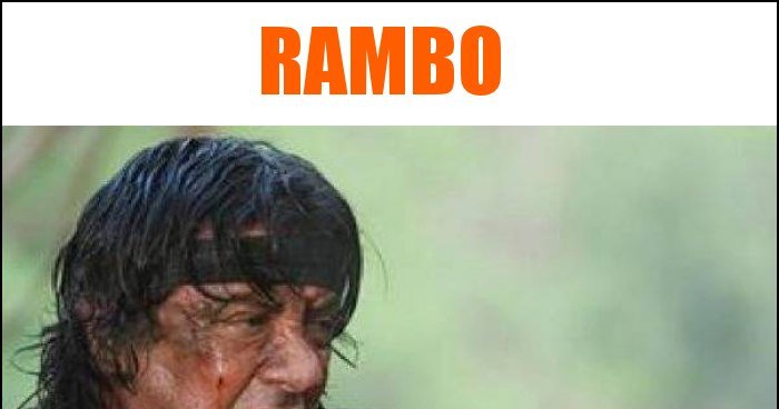 Rambo memy, gify i śmieszne obrazki facebook, tapety, demotywatory zdjęcia