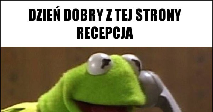 Dzień dobry z tej strony recepcja memy, gify i śmieszne obrazki ...