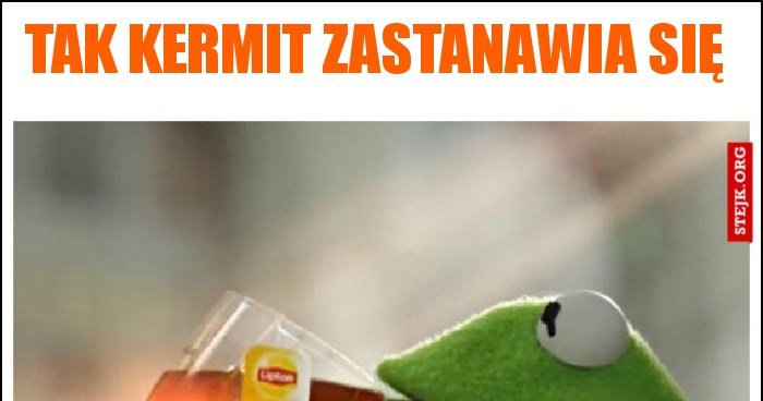 tak Kermit zastanawia się memy, gify i śmieszne obrazki facebook ...