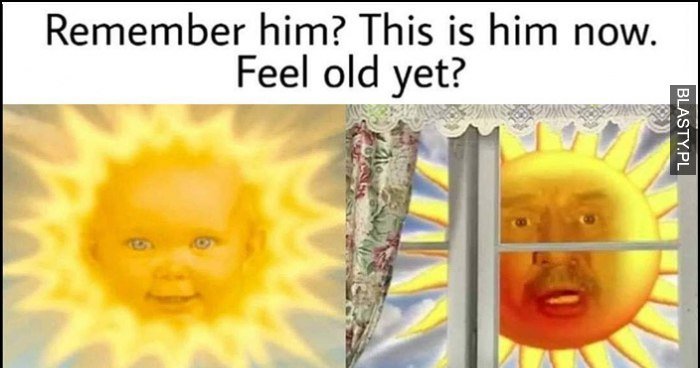 Ferdek Kiepski słoneczko, remember him? This is him now, feel old yet ...