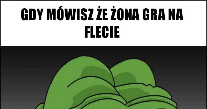 Gdy mówisz że żona gra na flecie memy, gify i śmieszne obrazki facebook ...