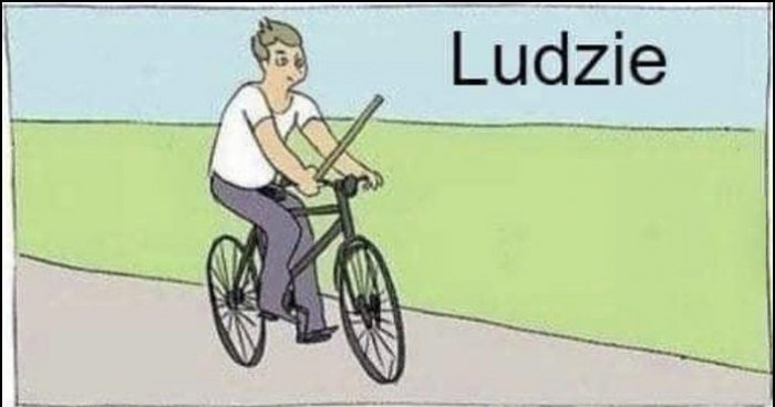 Ludzie zróbmy sobie dziecko jako odpowiedź na problemy rower rowerzysta ...