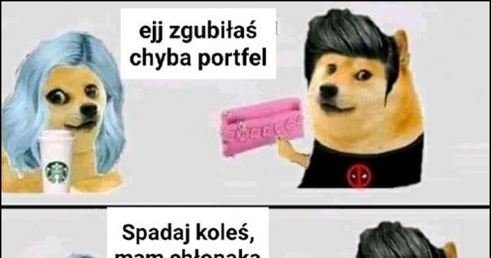 Ejj zgubiłaś portfel, spadaj mam chłopaka imprezują za jej kasę pieseł ...