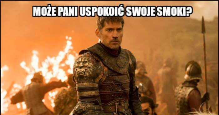 Może pani uspokoić swoje smoki? Im nie wolno w tym wieku nic zakazywać ...