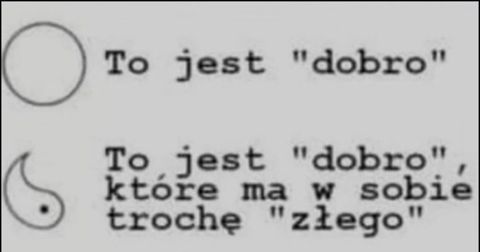 To jest dobro, to jest zło, to jest życie, to jest Bydgoszcz yin yang ...
