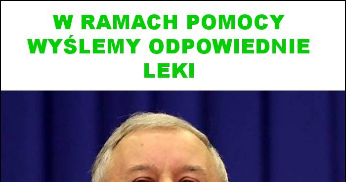 W ramach pomocy wyślemy odpowiednie leki memy, gify i śmieszne obrazki ...