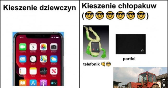 Kieszenie dziewczyn - pół telefonu vs kieszenie chłopaków: telefonik ...