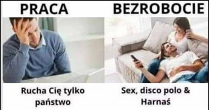 Praca vs bezrobocie porównanie wady i zalety memy, gify i śmieszne ...
