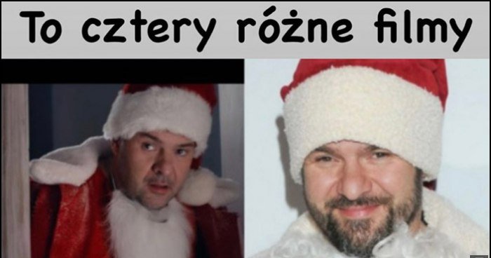 To cztery różne filmy Tomasz Karolak przebrany za świętego mikołaja ...