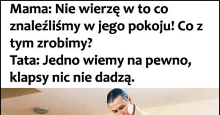Dzieciak w masce sado-maso, mama: co z tym zrobimy? tata: klapsy nic ...