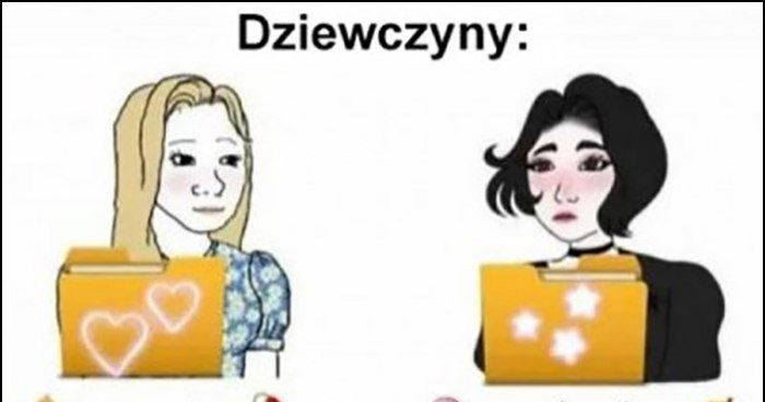 Jak foldery na komputerze nazywają dziewczyny vs jak nazywają je faceci ...