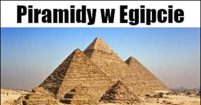 Piramidy w Egipcie vs w Polsce piramida finansowa kolega Shrek nagania ...