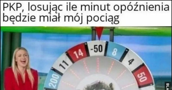 PKP losując ile minut opóźnienia będzie miał mój pociąg memy, gify i ...