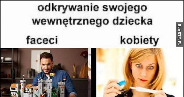 Odkrywanie swojego wewnętrznego dziecka: faceci LEGO vs kobiety test ...